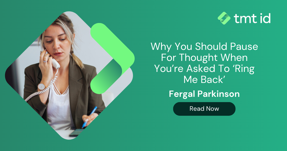 Be Wary of Callback Scams | TMT ID